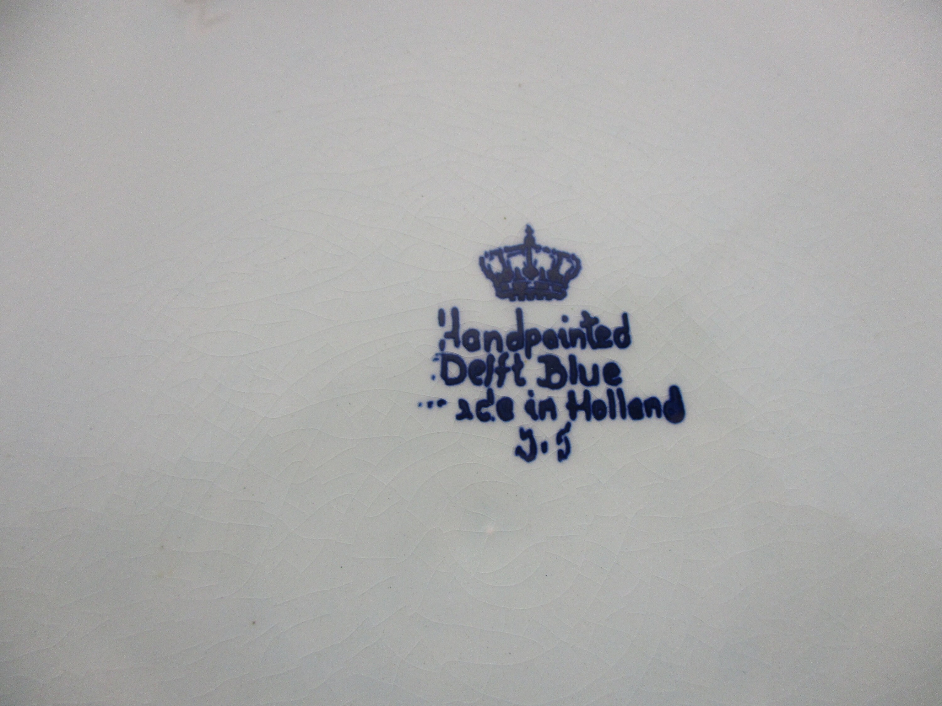Delft Blue Pottery Markings